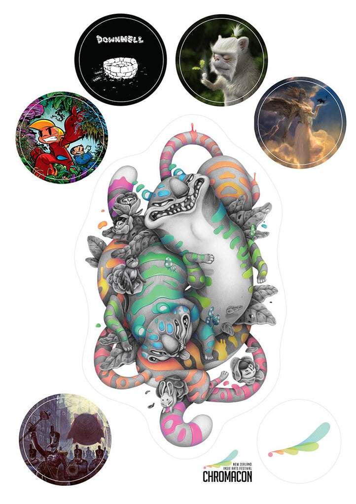 Chromacon 2017 Sticker Sheet – CHROMA